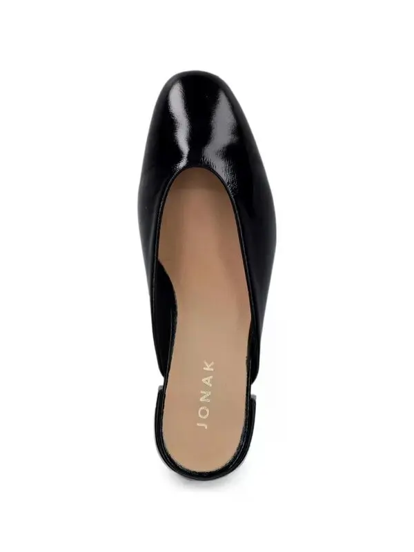 JONAK PARIS Nine Patent-finish Leather Mules