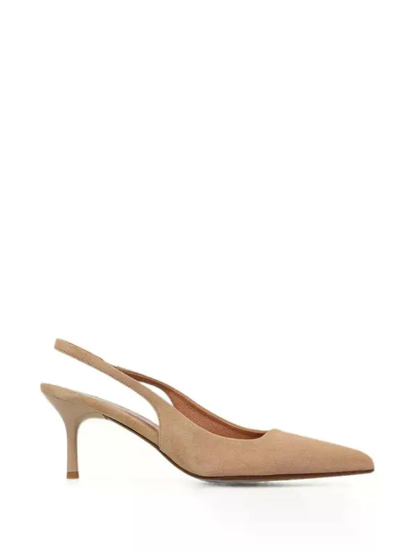 JONAK PARIS Diamantine Pointed-toe Slingback Pumps
