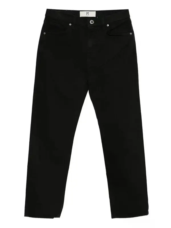 PT TORINO Straight-leg Trousers - Black