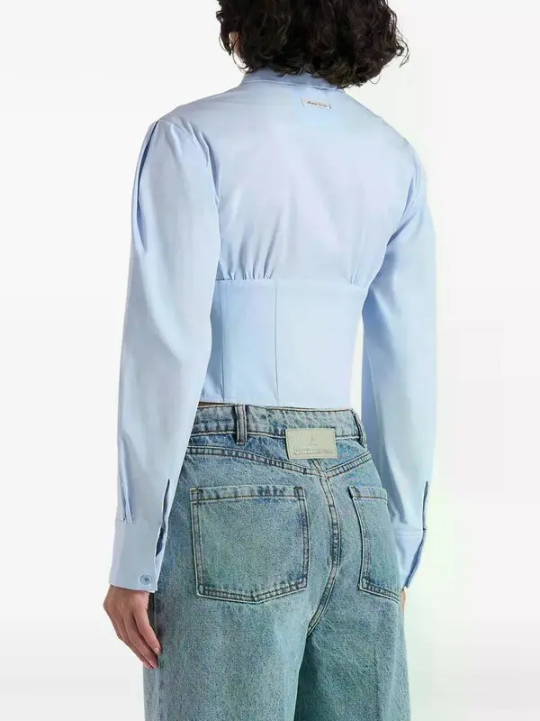 Manière De Voir Margot Corset Cotton Shirt