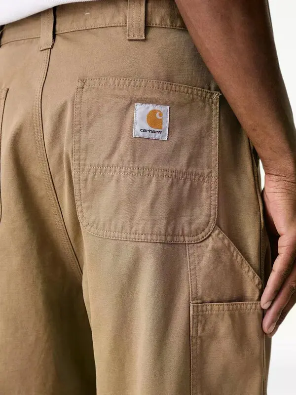 Carhartt Work In Progress Straight-leg Logo-patch Trousers