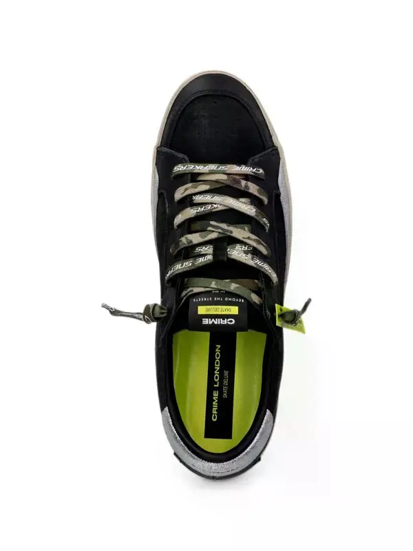 CRIME LONDON Sk8 Deluxe Sneakers - Black