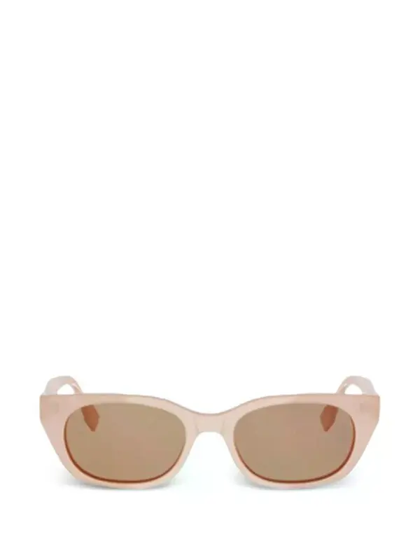 Fendi Logo-plaque Cat-eye Sunglasses - Pink