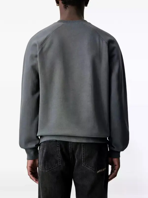 Carhartt Work In Progress Raglan-sleeve Logo-embroidered Sweater