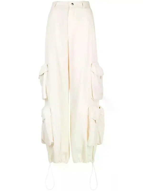 Amiri Wide-leg Cargo-pockets Trousers - Neutrals