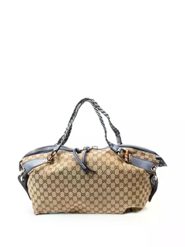 Gucci Large Bamboo Bar Boston Shoulder Bag
