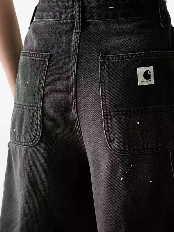 Carhartt Work In Progress Paint-splatter Carpenter Shorts