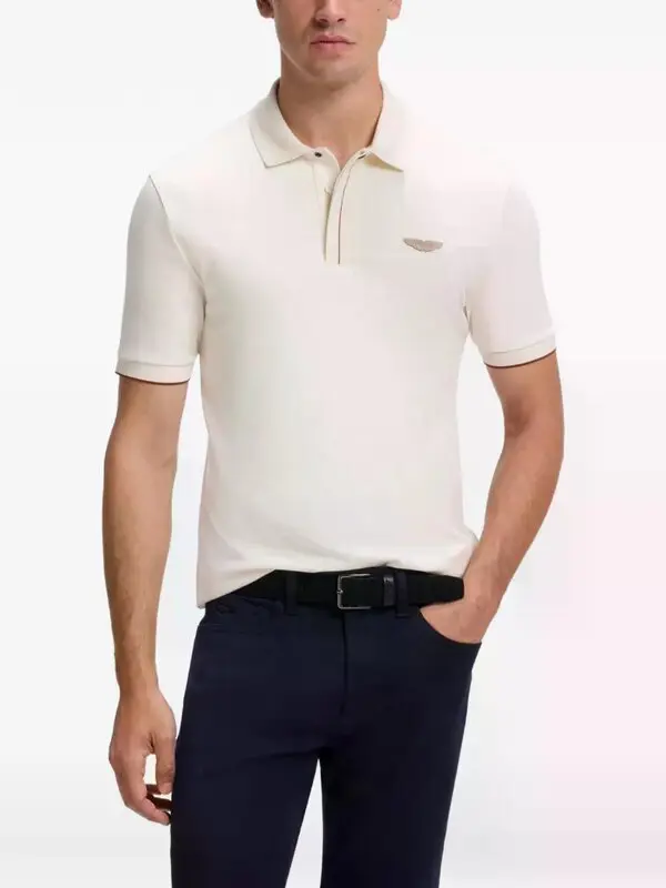 BOSS Zip-fastening Regular-fit Polo Shirt