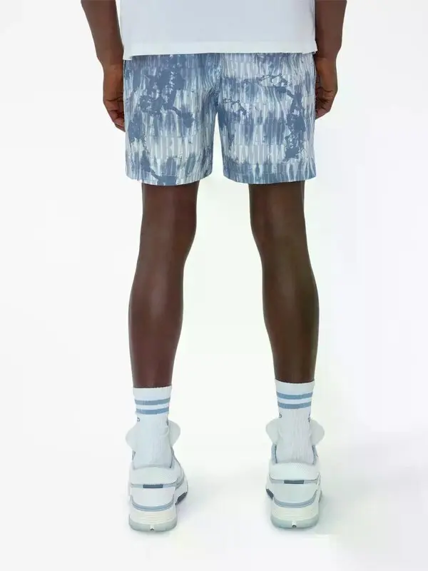 Amiri Tie-dye Pattern Swim Shorts
