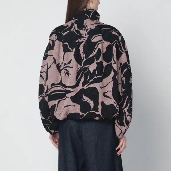 Dries Van Noten Jacket With Floral Jacquard Texture