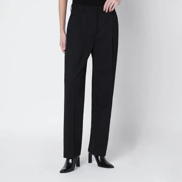 TOTEME Wool-blend Trousers - Black