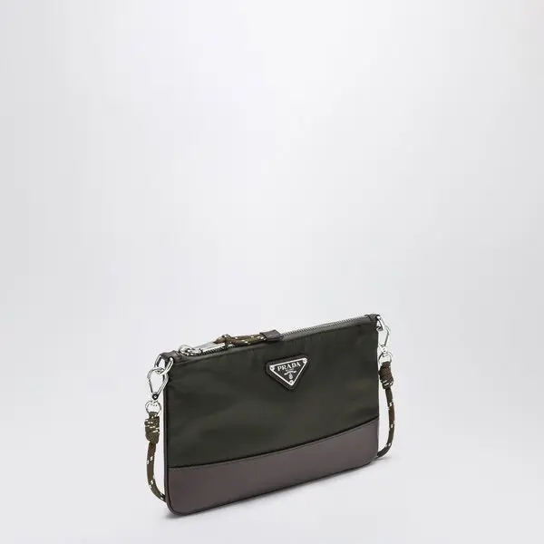 Prada Speedrock Smartphone Holder In Camouflage Re-nylon