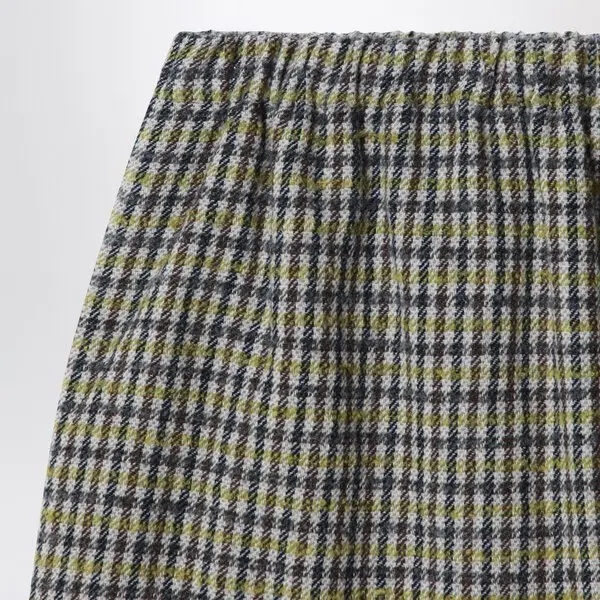 DOUUOD Checked Shirt In A Wool Blend - Beige