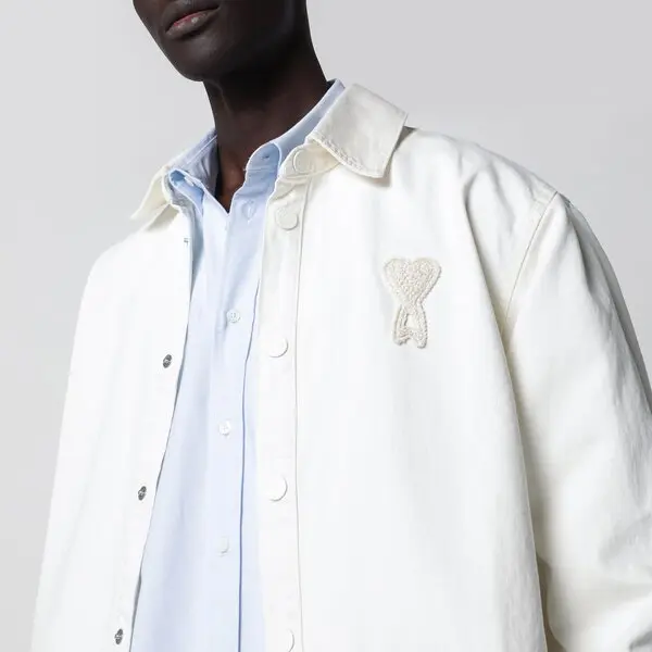AMI Paris Cream De Coeur Shirt By