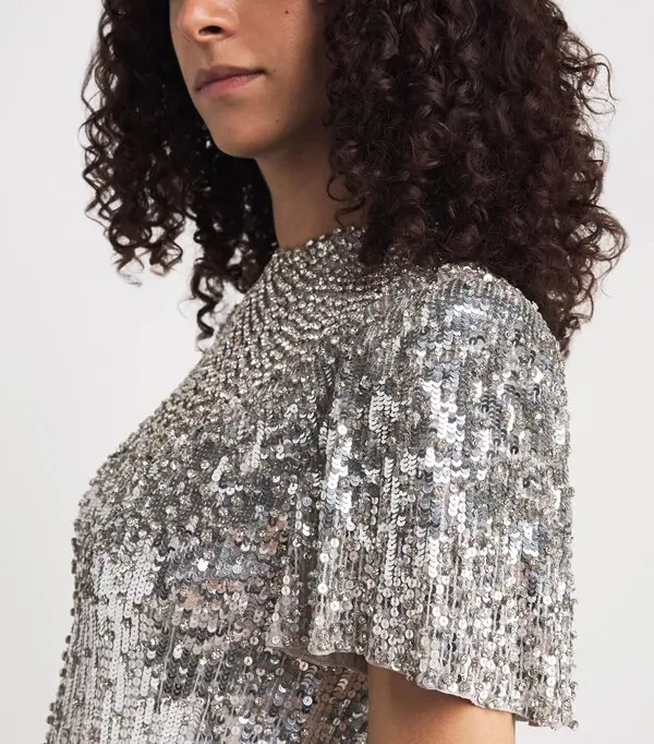 Jenny Packham Embellished Viola Gown