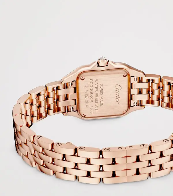 Cartier Panthère Rose Gold And Diamond Watch