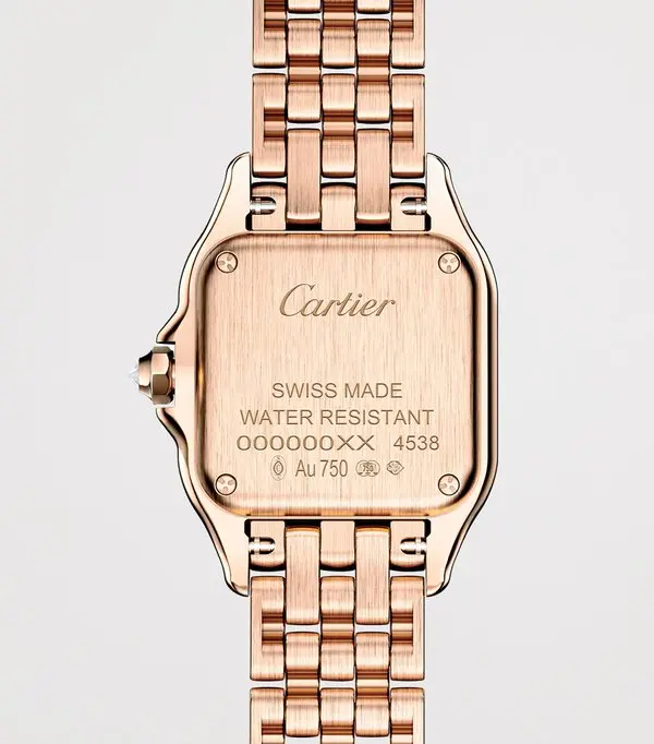 Cartier Panthère Rose Gold And Diamond Watch