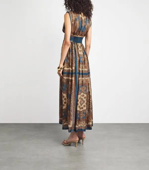 Zimmermann Silk Mahon Printed Maxi Dress