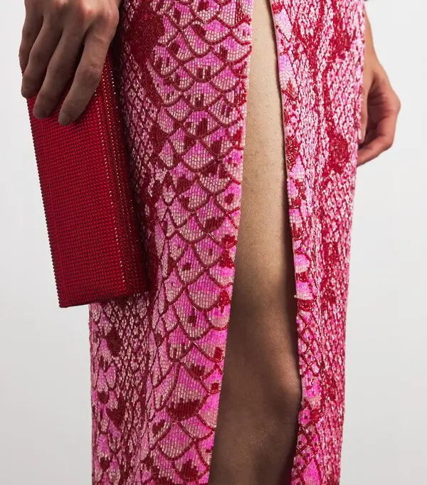 CLIO PEPPIATT Snake Medusa Midi Dress