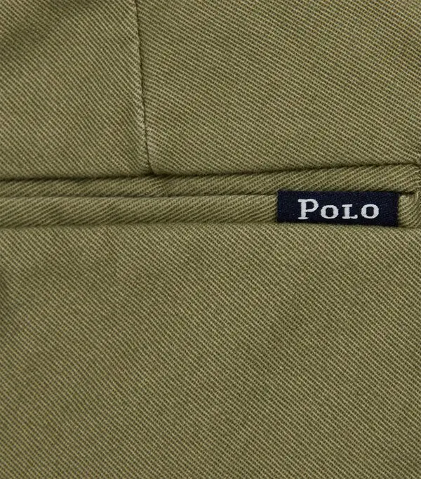 Polo Ralph Lauren Stretch-cotton Slim Greenwich Chinos - Green