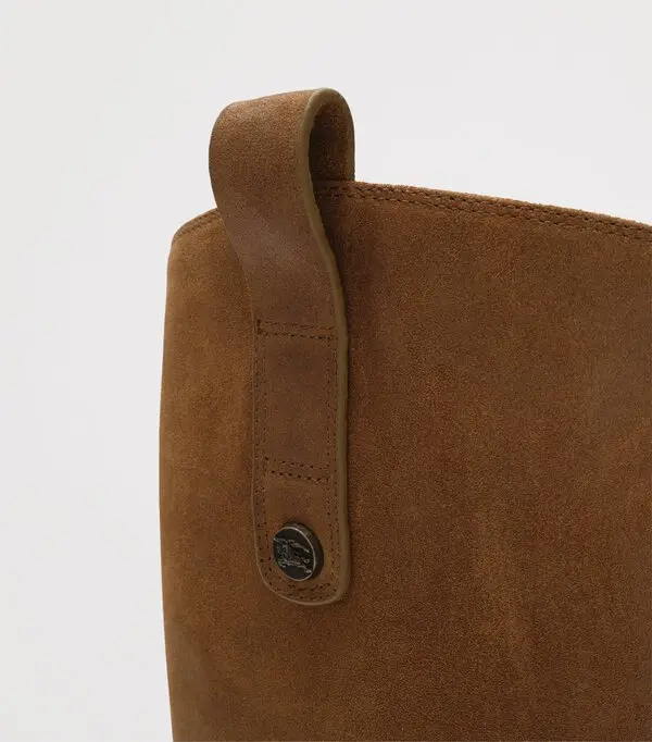 Burberry Suede Cavalier Knee-high Boots