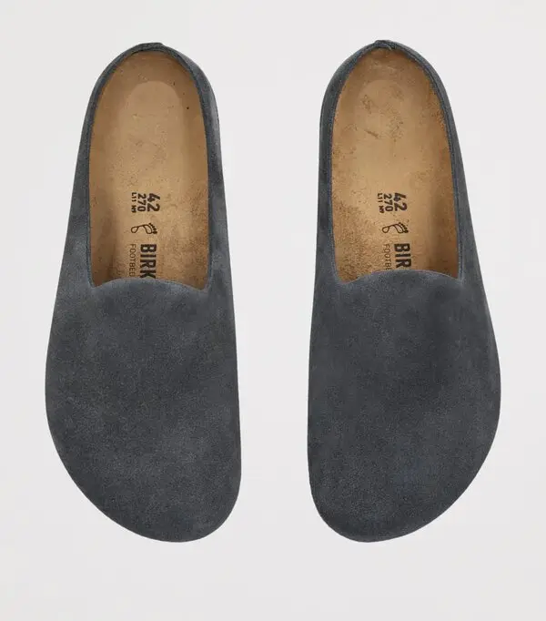 BIRKENSTOCK Suede Amsterdam Wrapped Clogs