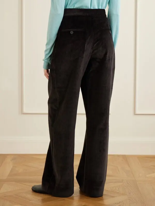 Studio Nicholson Grange Cotton-corduroy Wide-leg Trousers