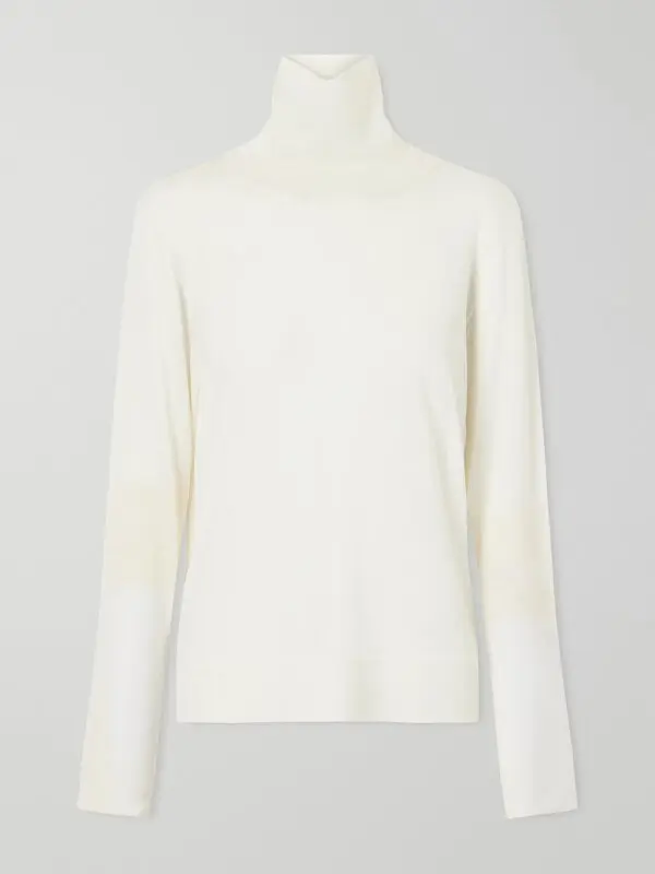 RÓHE Wool And Cashmere-blend Turtleneck Sweater - Neutrals