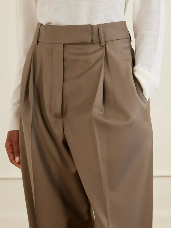 RÓHE Daria Virgin Wool Tapered Pants