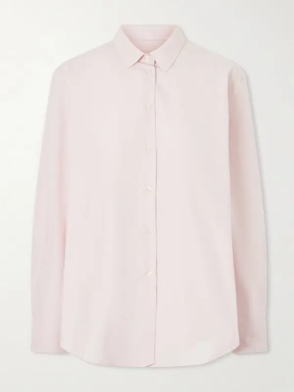 RÓHE Cotton-poplin Shirt - Pink