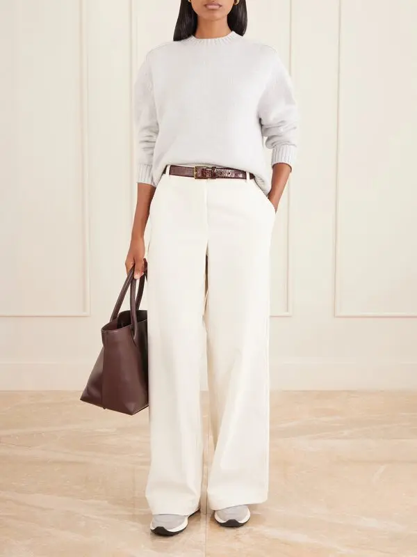 TOD'S Suede-trimmed Sneakers