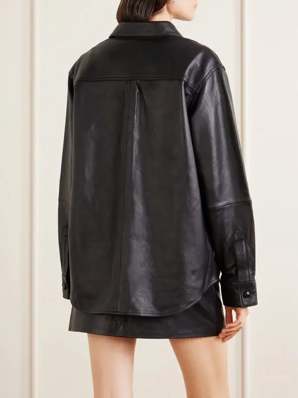BLAZÉ MILANO Berber Leather Shirt