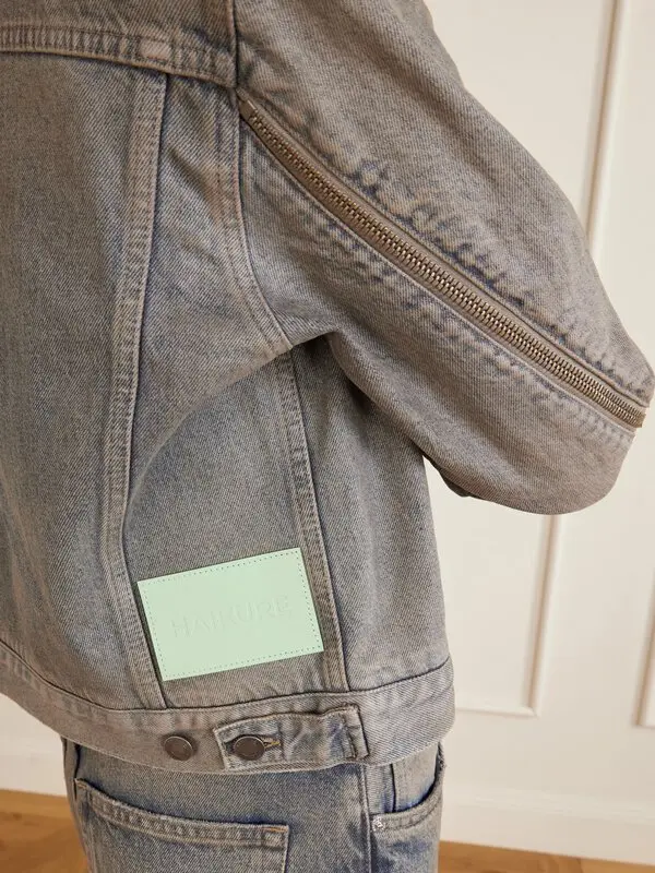 HAIKURE Medea Ziggy Zip-detailed Denim Jacket