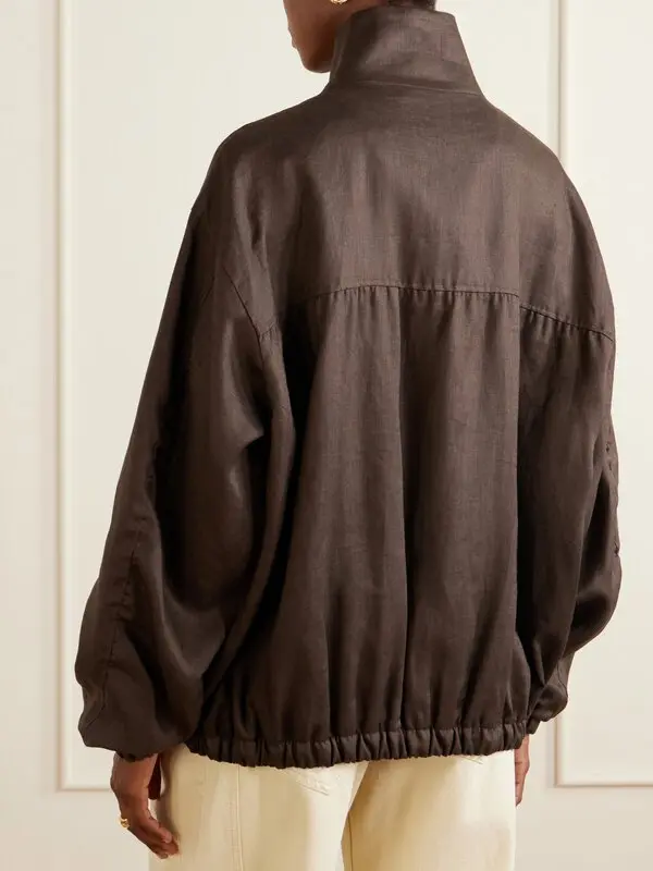 SSSTEIN Gathered Linen Jacket