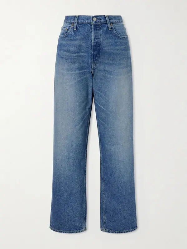SSSTEIN High-rise Wide-leg Jeans - Blue