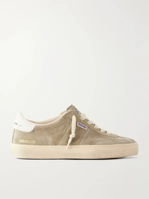 GOLDEN GOOSE Super-star Suede Sneakers - Gray