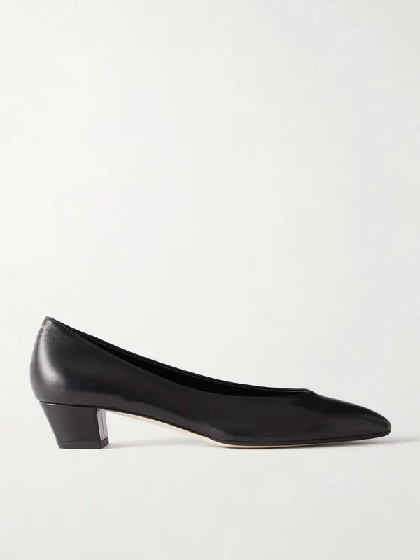 AeydĒ Helia 35 Leather Pumps - Black
