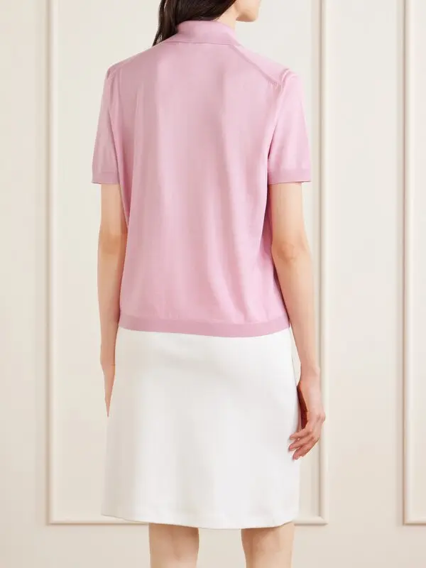 JIL SANDER Wool Polo Shirt