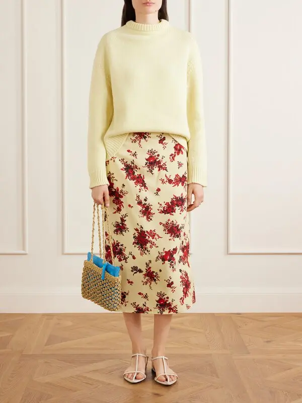 JIL SANDER Cashmere And Wool-blend Sweater