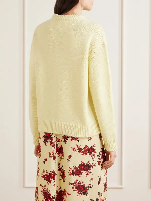 JIL SANDER Cashmere And Wool-blend Sweater