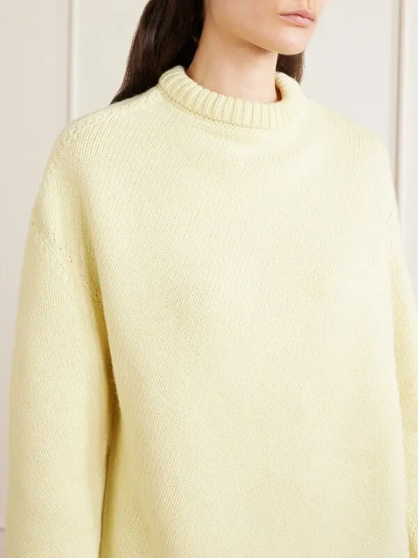 JIL SANDER Cashmere And Wool-blend Sweater