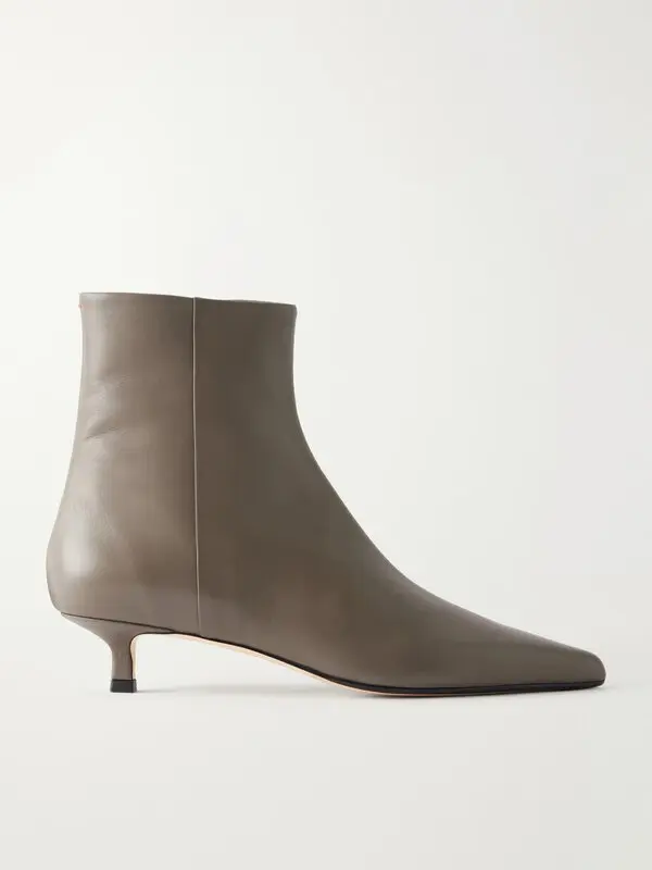 AeydĒ Sofie 35 Leather Ankle Boots - Brown