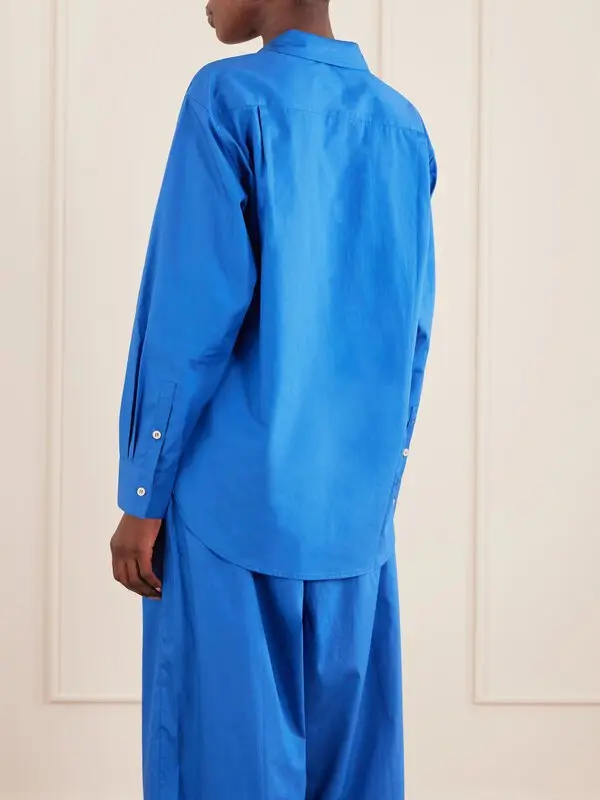JAMIE HALLER The Logo Weekend Cotton Shirt