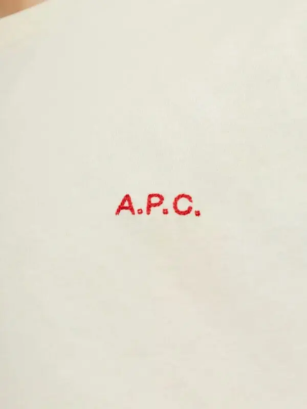 A.p.c. Oliver Logo-embroidered T-shirt