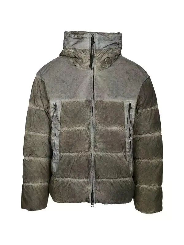 C.P. COMPANY Eco-chrome R Goggle Down Jacket - Grey
