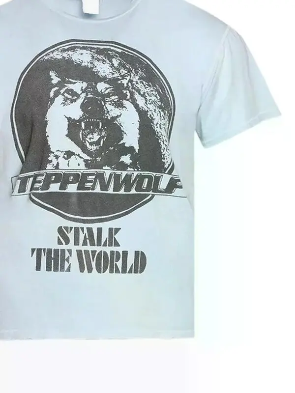 MadeWorn Steppenwolf Graphic-print T-shirt - Blue
