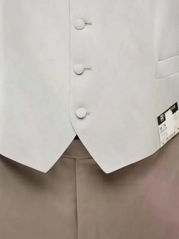 Corneliani Button-fastening Jetted-pockets Waistcoat
