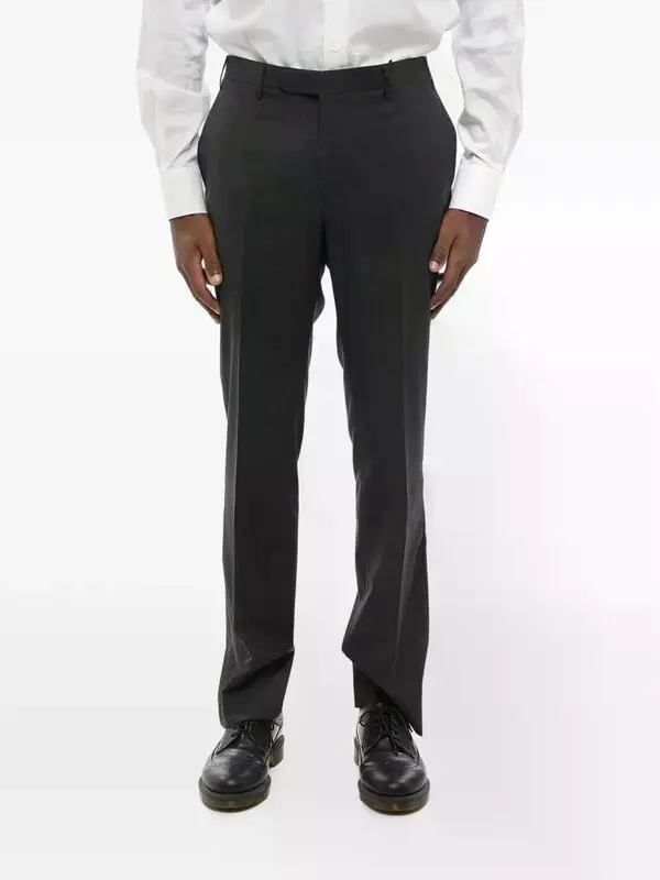 Corneliani Flat-front Wool Trousers
