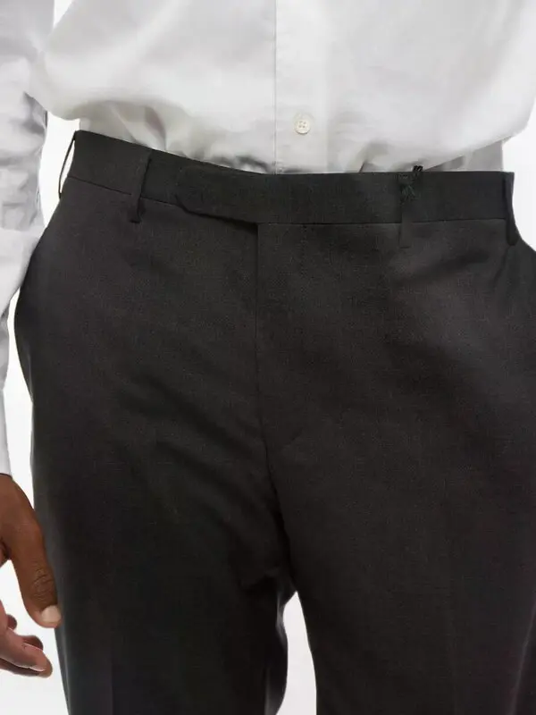 Corneliani Flat-front Wool Trousers