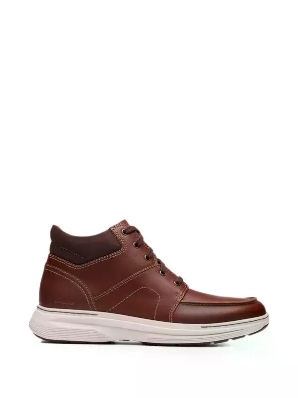 Clarks Craftwell Mid Leather Boots - Brown